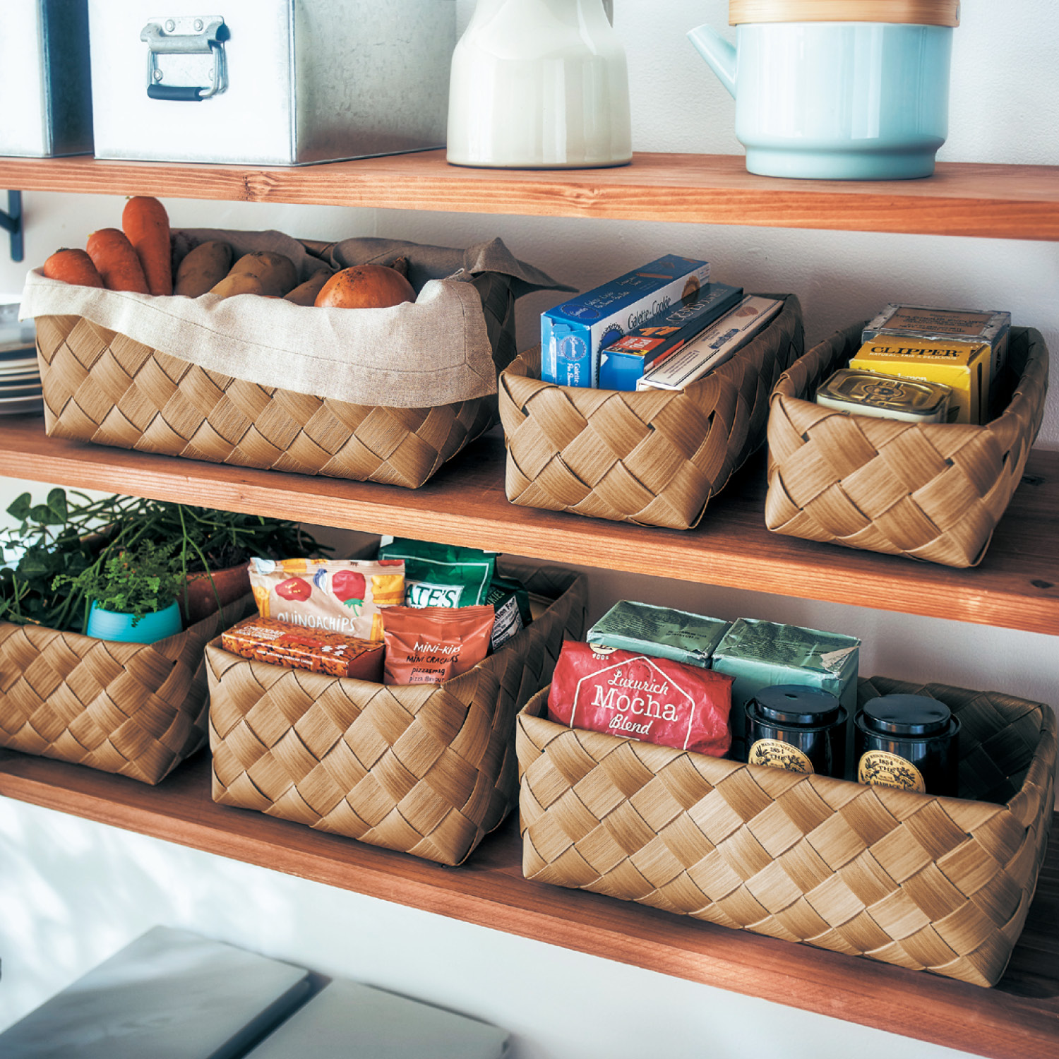 stacksto スタックストー Timb.（ティム） レクタングル L 収納 収納ボックス カゴ 洗える バスケット シンプル おもちゃ収納 スタックストー おしゃれ ナチュラル