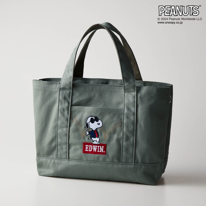 刺繍デニムトート「EDWIN／スヌーピー」(ピーナッツ/PEANUTS)｜通販のベルメゾンネット