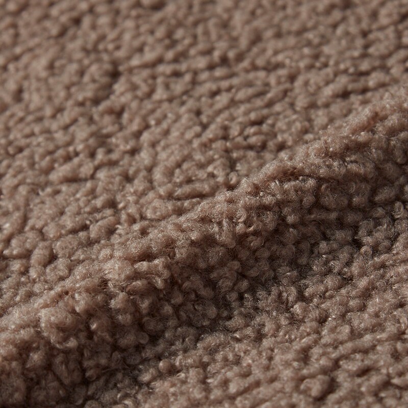 裏天竺素材のブークレーロングベスト｜通販のベルメゾンネット