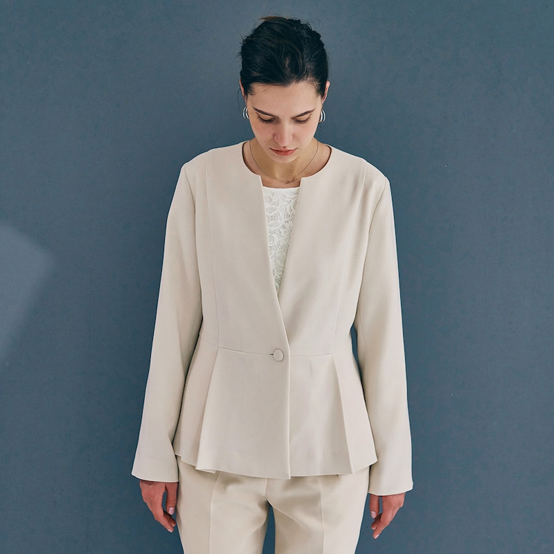 はじめましてのオフホワイトジャケット[日本製](リベルテール／libert’aile)｜通販のベルメゾンネット