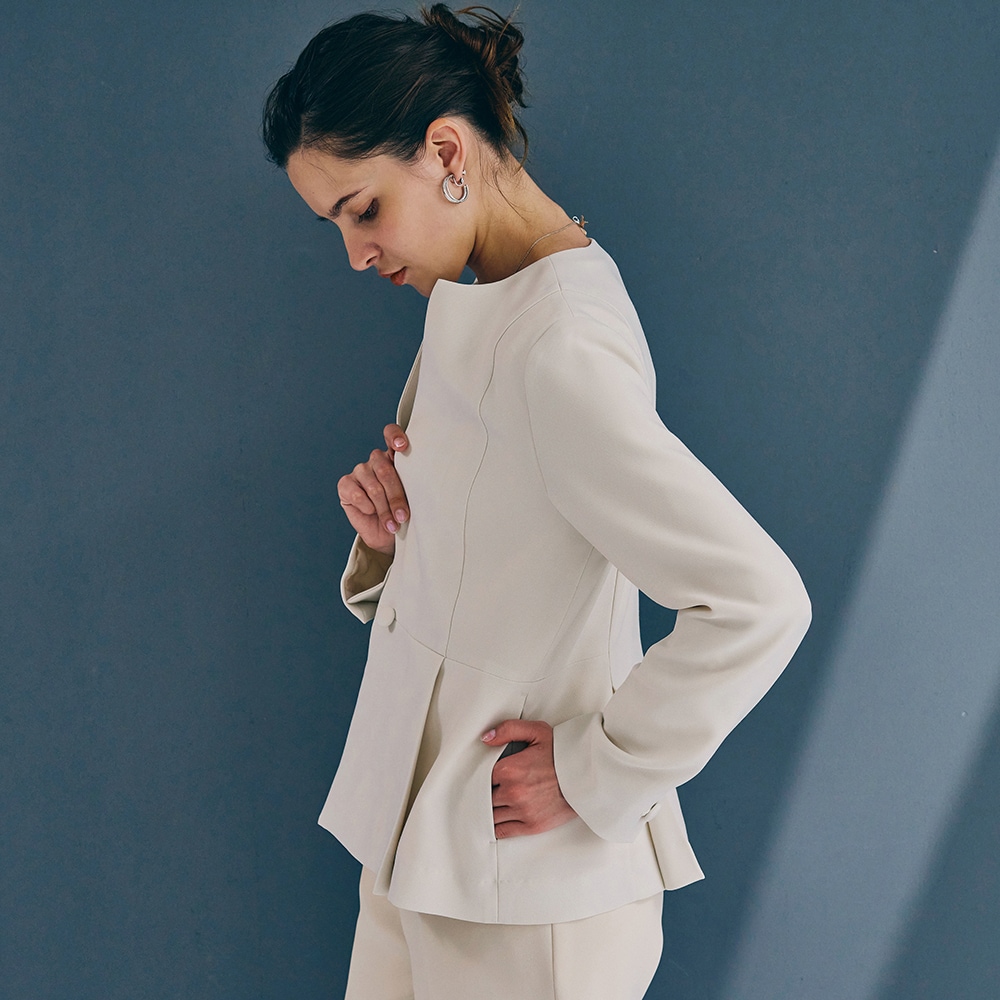 はじめましてのオフホワイトジャケット[日本製](リベルテール／libert’aile)｜通販のベルメゾンネット